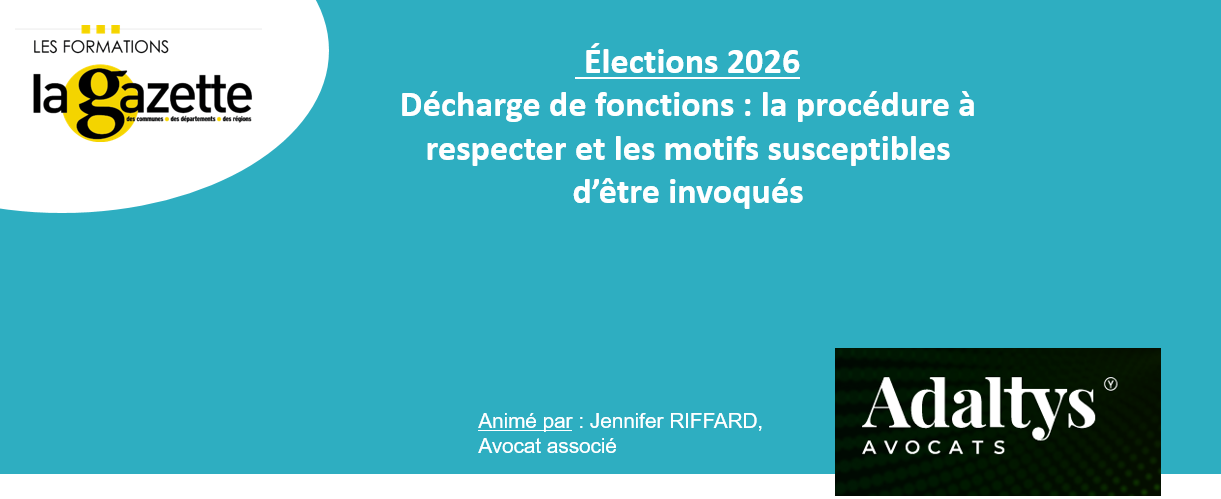 [Replay webinaire] Décharge de fonctions : la procédure à respecter et ...